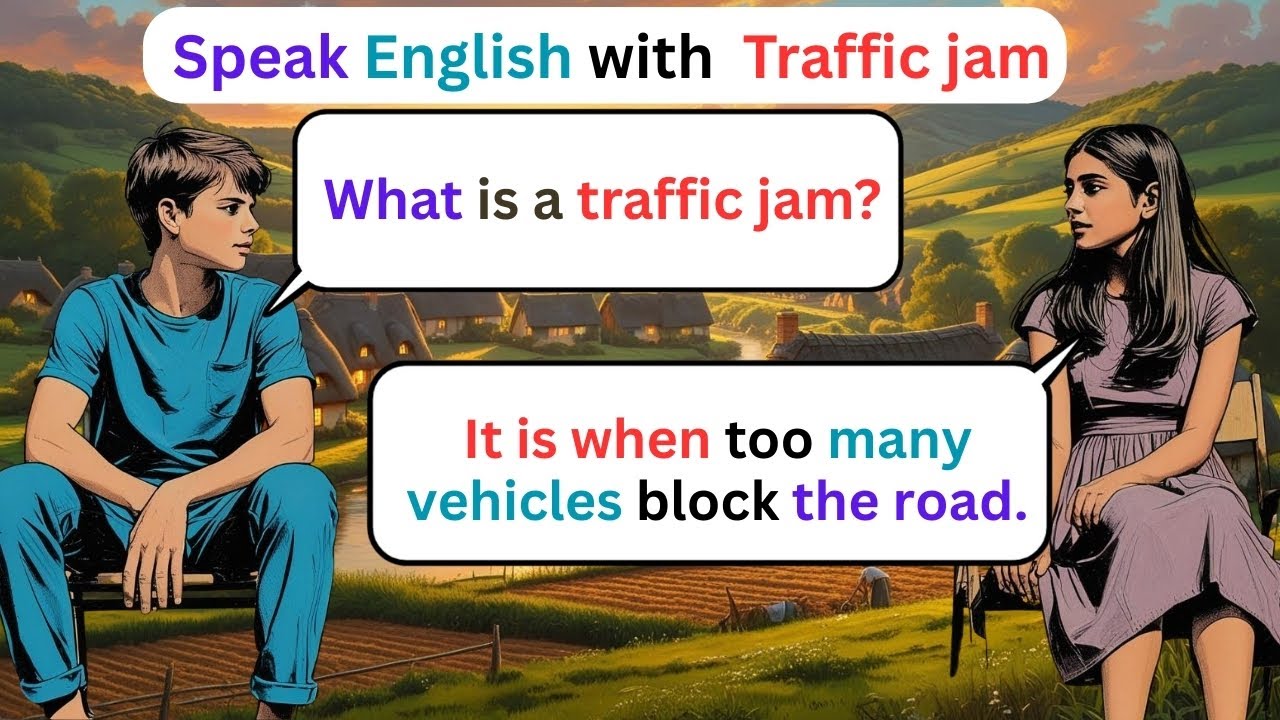 Traffic Jam Conversation | 200 Questions & Answers for English Speaking ...