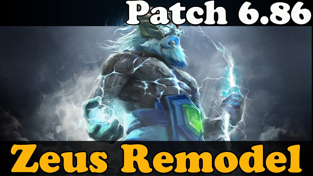 Dota 2 - Patch 6.86 Zeus Remodel And NEW ARCANA - YouTube