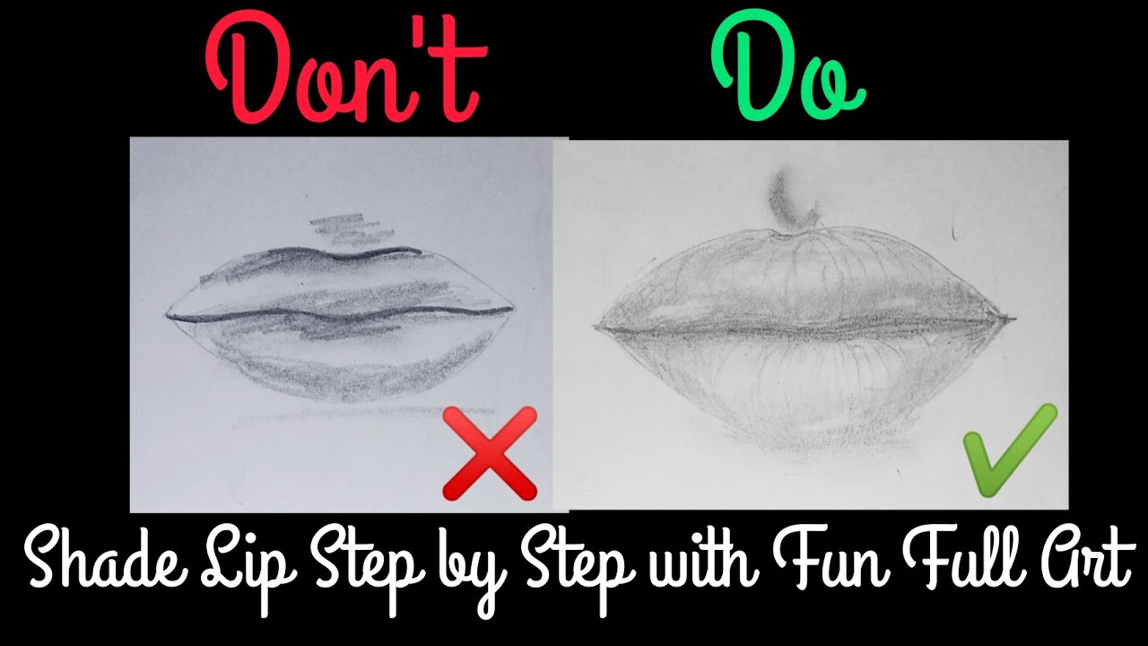 Easy lip Shading Tutorial STEP BY STEP for BEGINNERS with Voice over ...