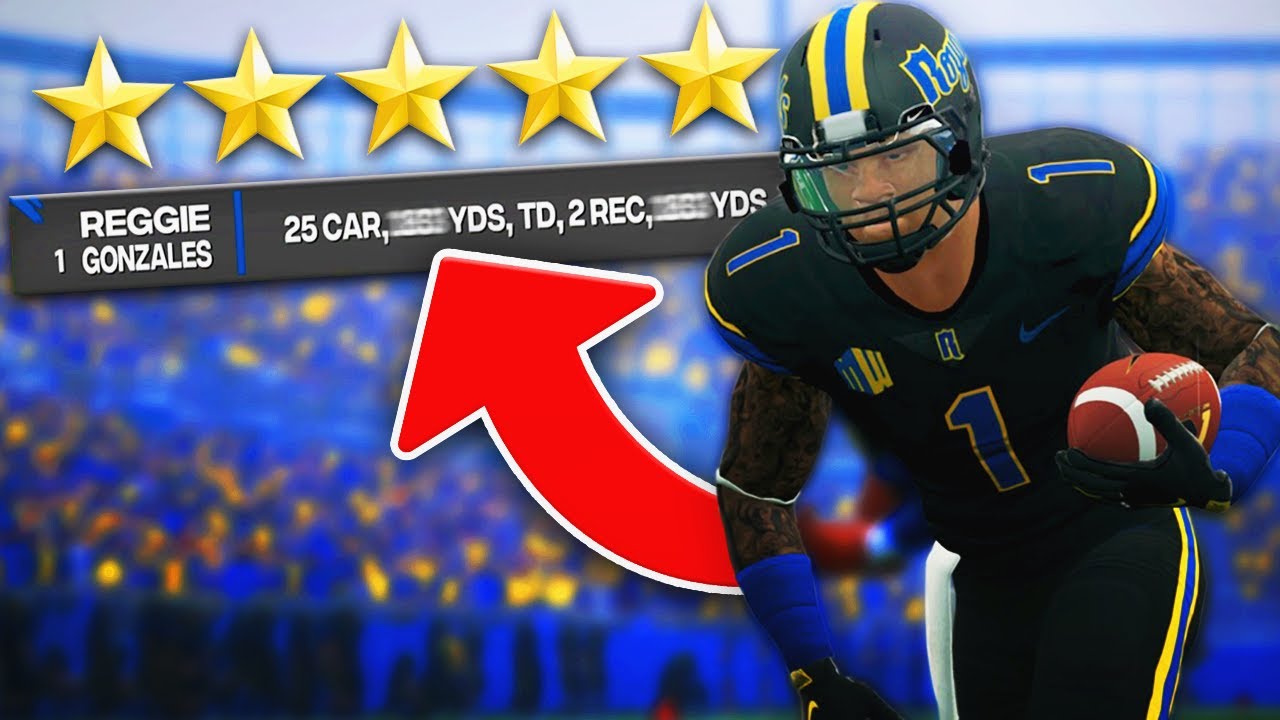 My 5 Star RB is UNSTOPPABLE! NCAA 14 Riverside Royals Dynasty - YouTube