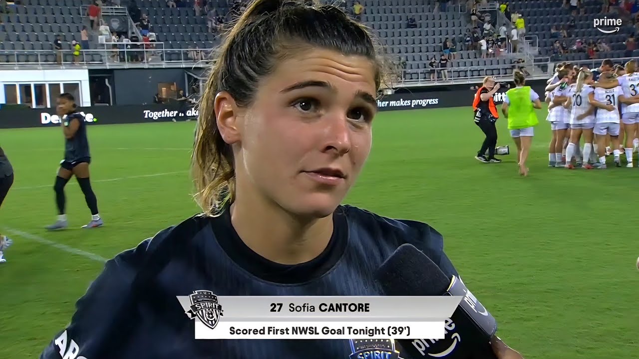 First NWSL goal Player of the Match | @SportsonPrime - YouTube