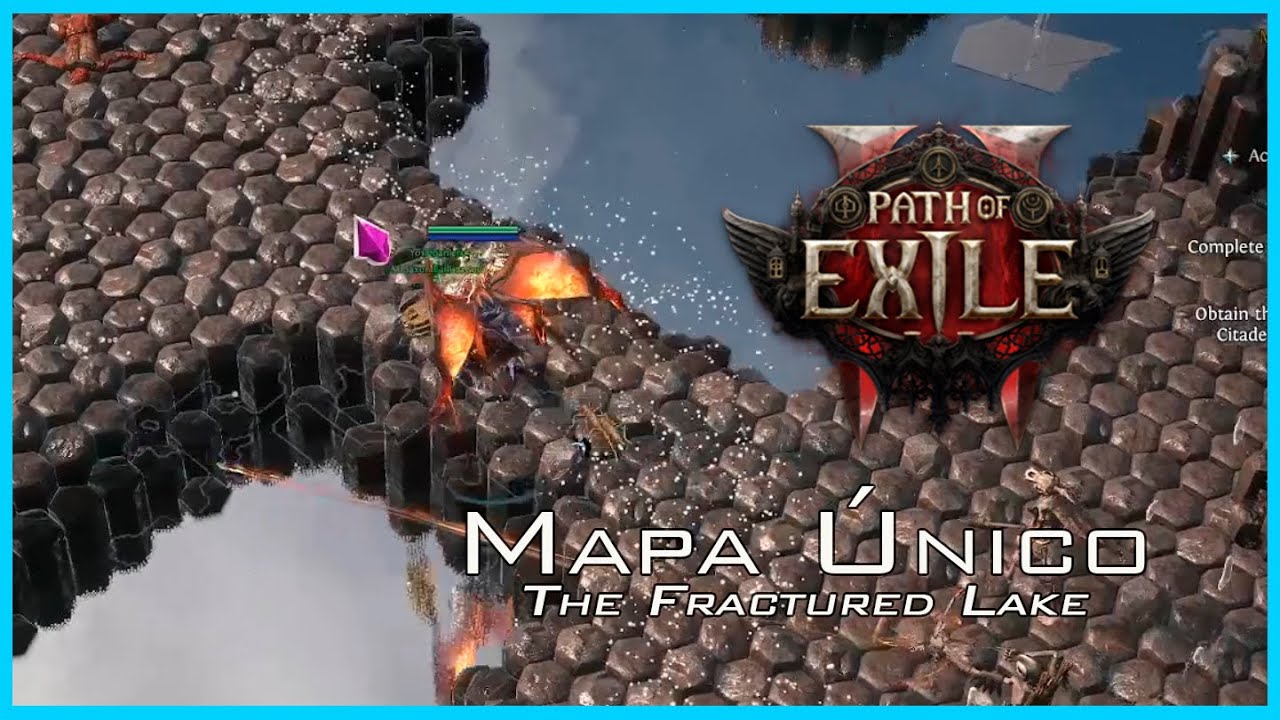 Path of Exile 2 - Mapa Único - The Fractured Lake [Hunt-0.2] - YouTube