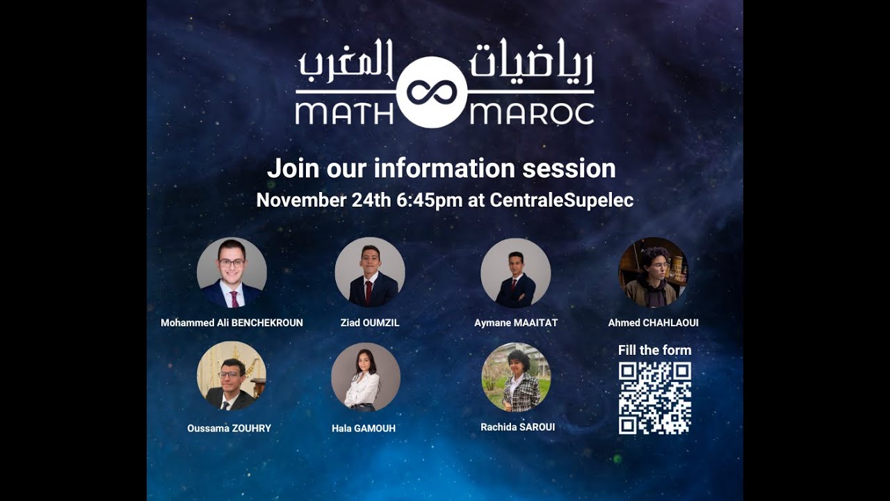 Information session Nov 2023 @CentraleSupelec - Join Math&Maroc! - YouTube