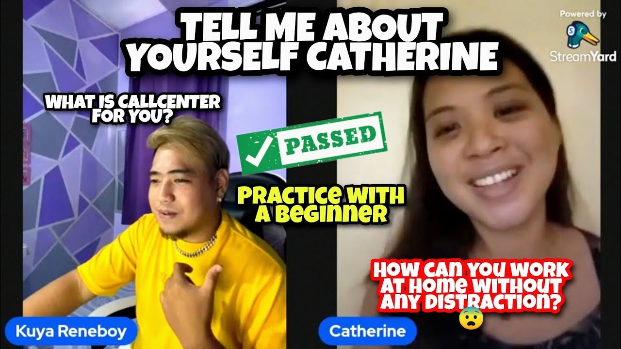 Call center free interview practice (English Practice conversation ...