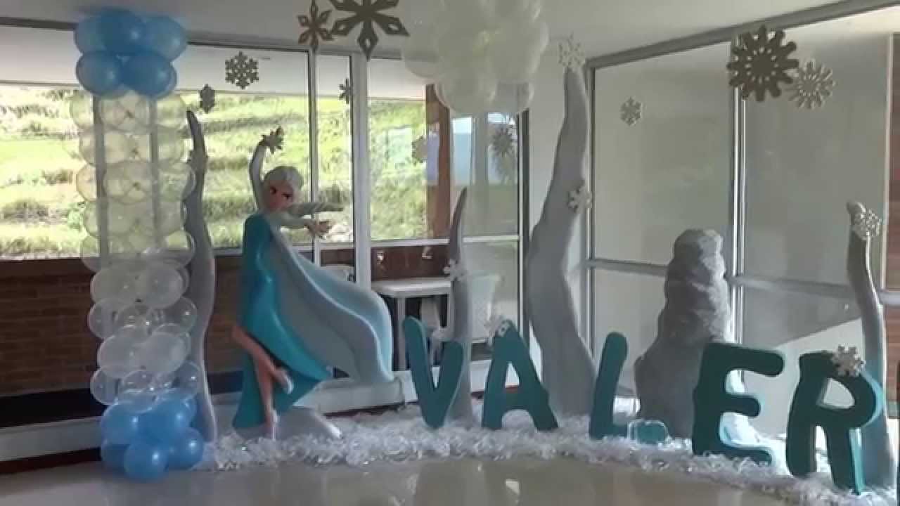 FROZEN-CONGELADOS-FIESTA TEMATICA-VALERIA 4 AÑITOS-OCT.25-2014 - YouTube