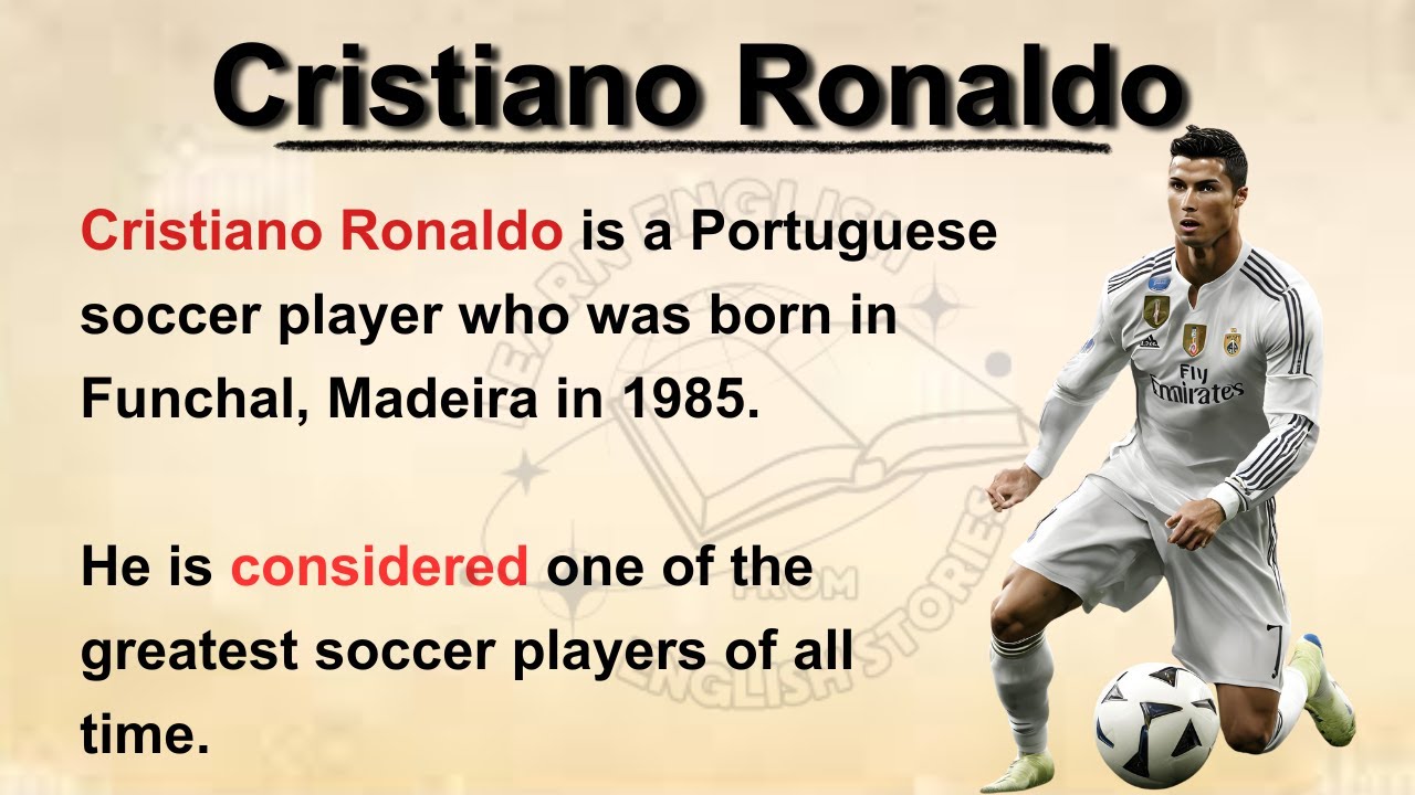 Why You Must read English | Cristiano Ronaldo | Improve Your English ...