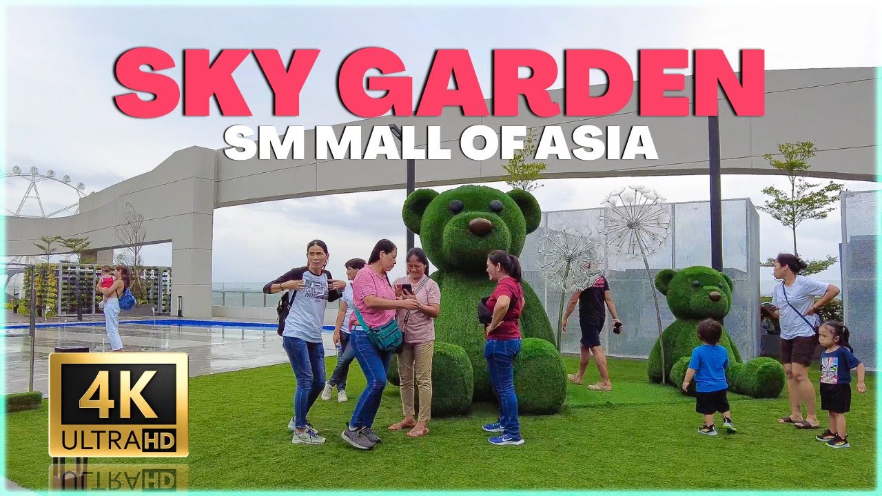 SM Mall Of Asia's Newest Attraction Now Open! Relaxing Walking Tour of ...