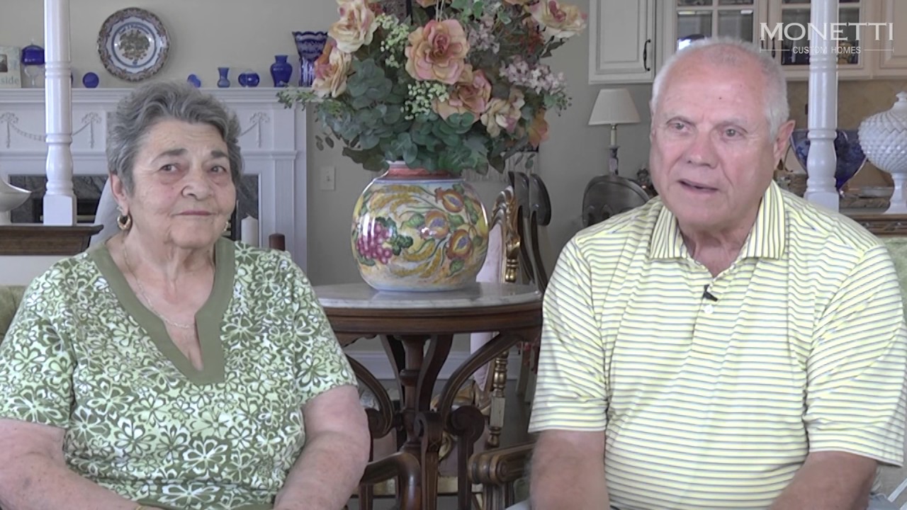 Monetti Custom Homes: Carl & Mary Ann Palmisano - YouTube