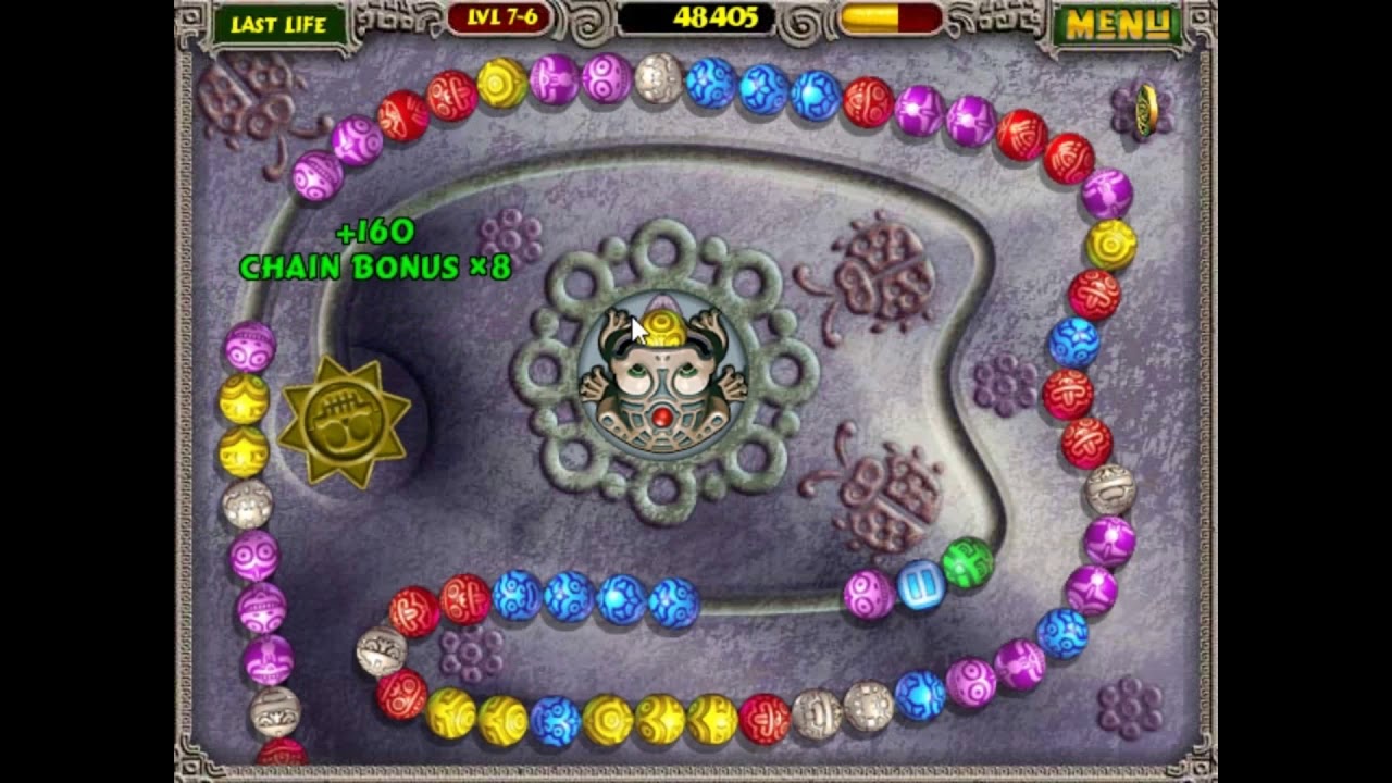 #25 Nostalgia Main Zuma | How to Play Zuma | Zuma Level 7- 6 - YouTube