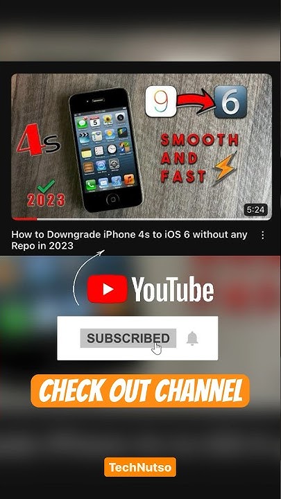 How to Downgrade iPhone 4s to iOS 6 in 2023 #youtubeshorts #apple #iphone #ios6 #tipsandtricks ...