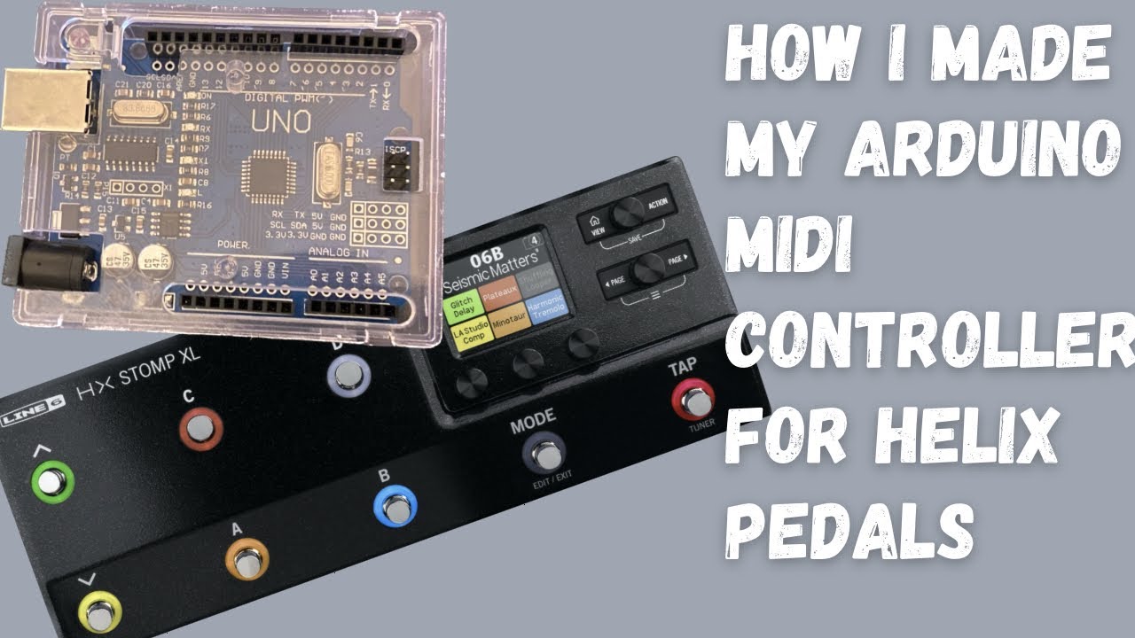 Building Homemade Midi Controller For Helix Pedals Youtube