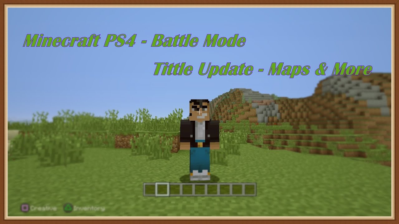 Minecraft PS4 - Battle Mode Tittle Update - TU36 Maps - YouTube