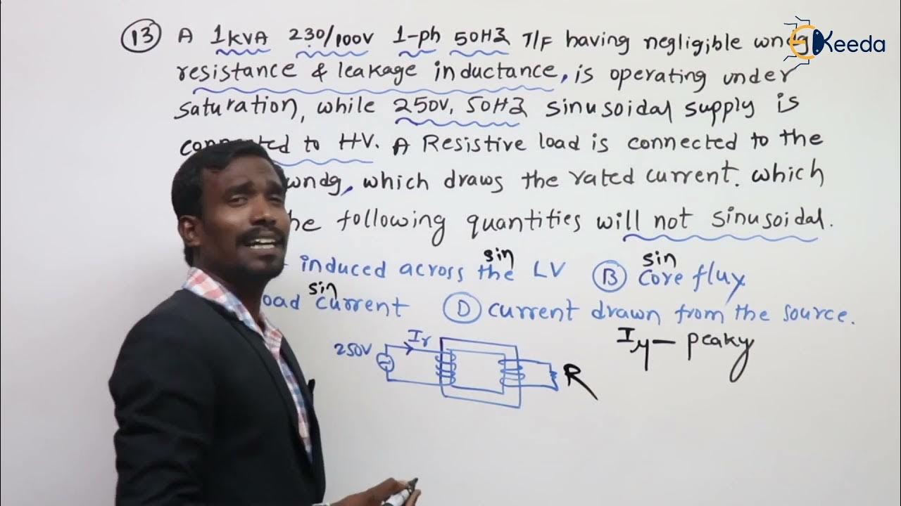 Solving Previous Year Transformers Problems | GATE Electrical Machines ...