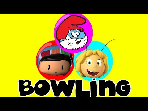Pepe arı maya azmi gürgen ibi şirin baba ve kare takımı  bowling oynuyor