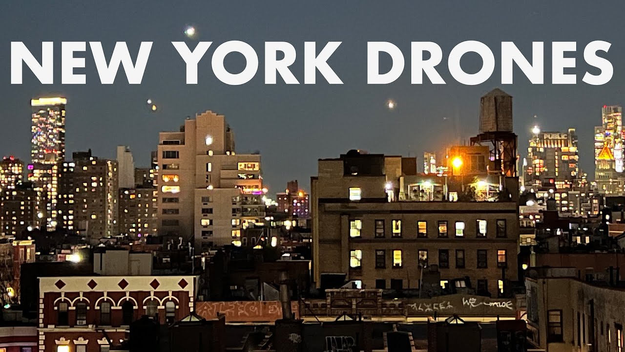Drone Sightings in New York City LIVE Over Manhattan - YouTube