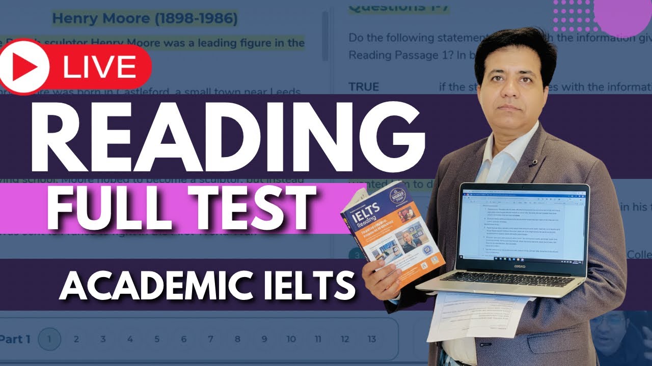 Academic IELTS Reading Full Test - YouTube