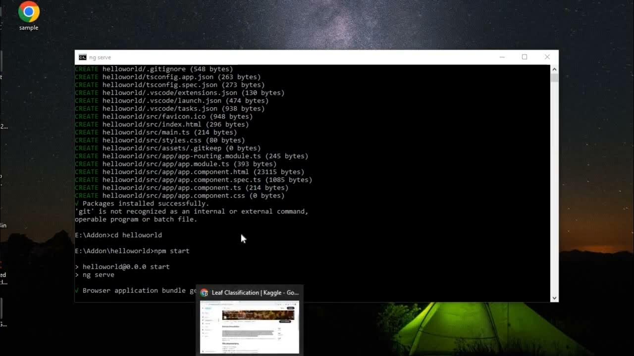 Simple Hello World Program using Angular.Angular Tutorial for Beginners ...