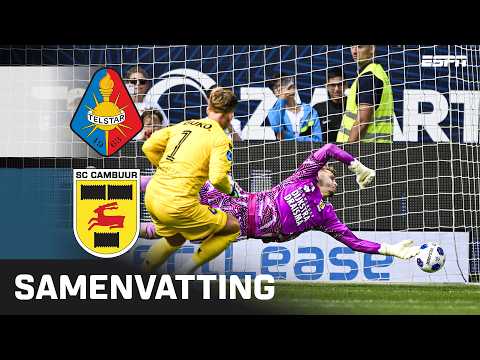 Ronald KOEMAN JR. neemt TWEE KEER een PENALTY 🤯 | Samenvatting Telstar - SC Cambuur