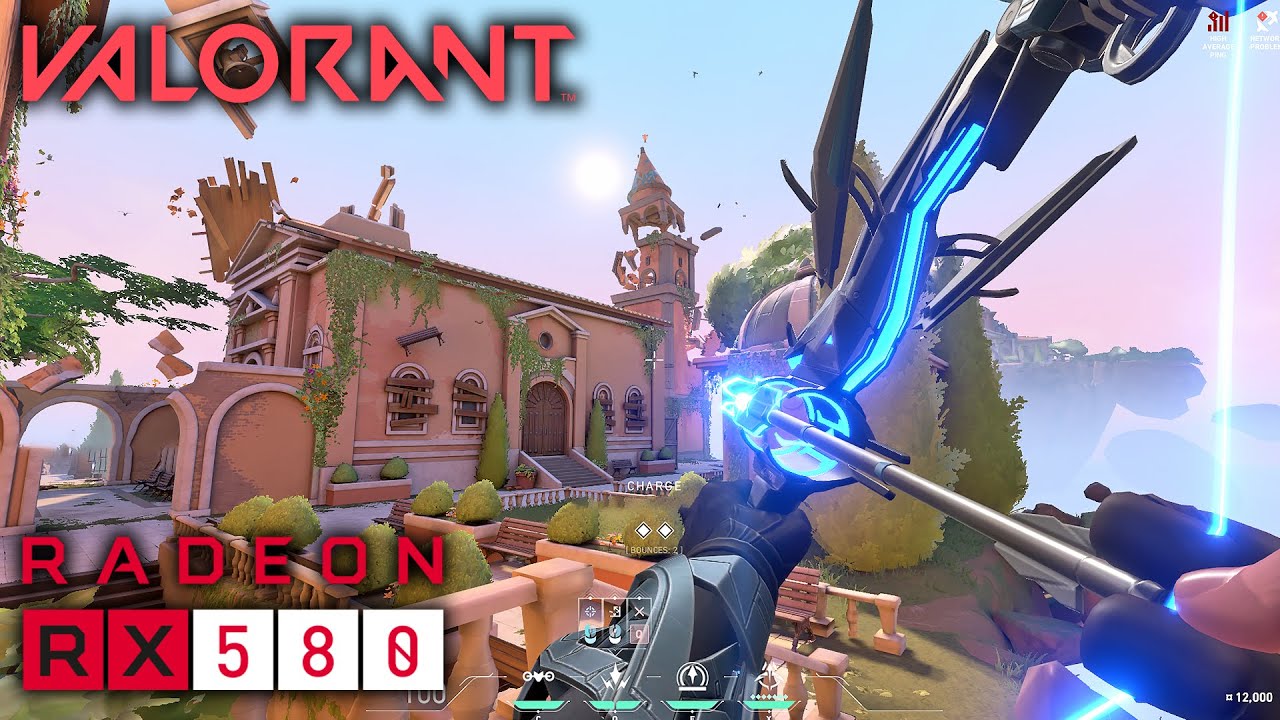 Valorant Rx 580 + Ryzen 5 2600 @ 4 GHz Overclock - YouTube