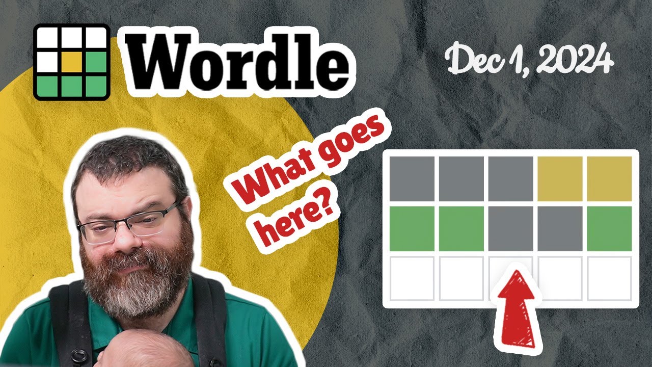 How many options? | Wordle #1261 (Dec 1 2024) - YouTube