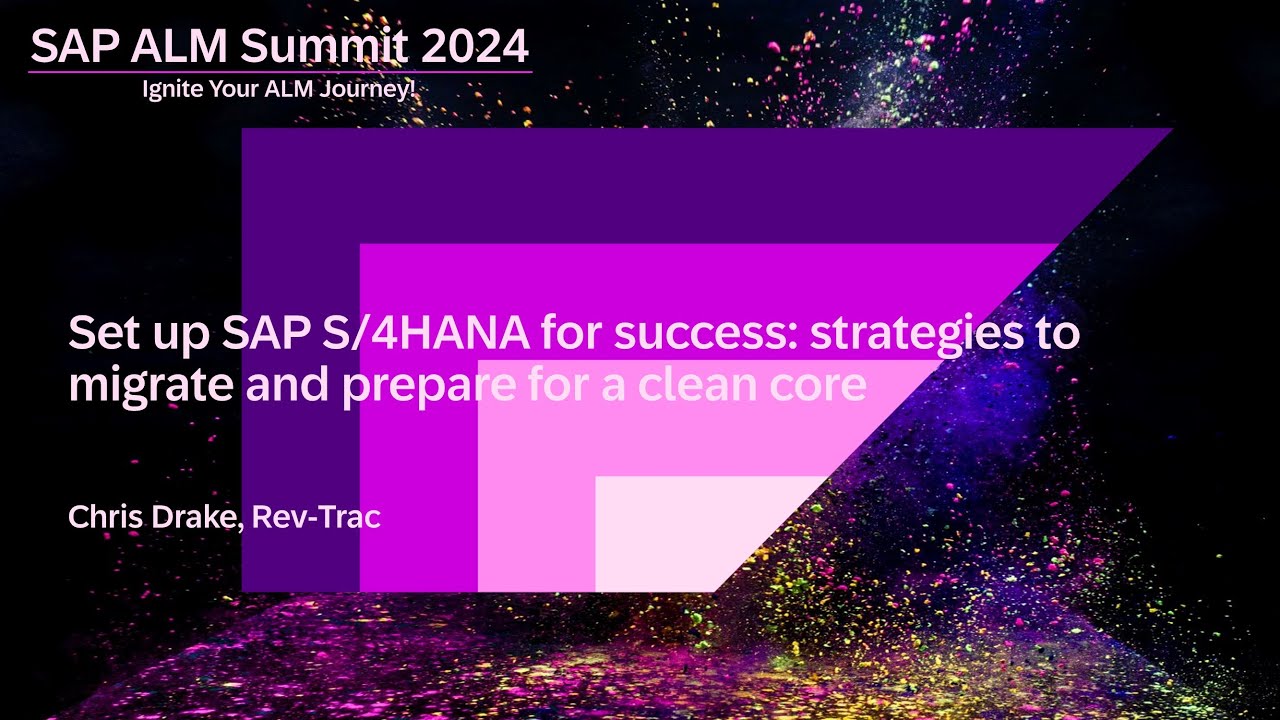Set up SAP S 4HANA for success strategies to migrate and prepare for a ...