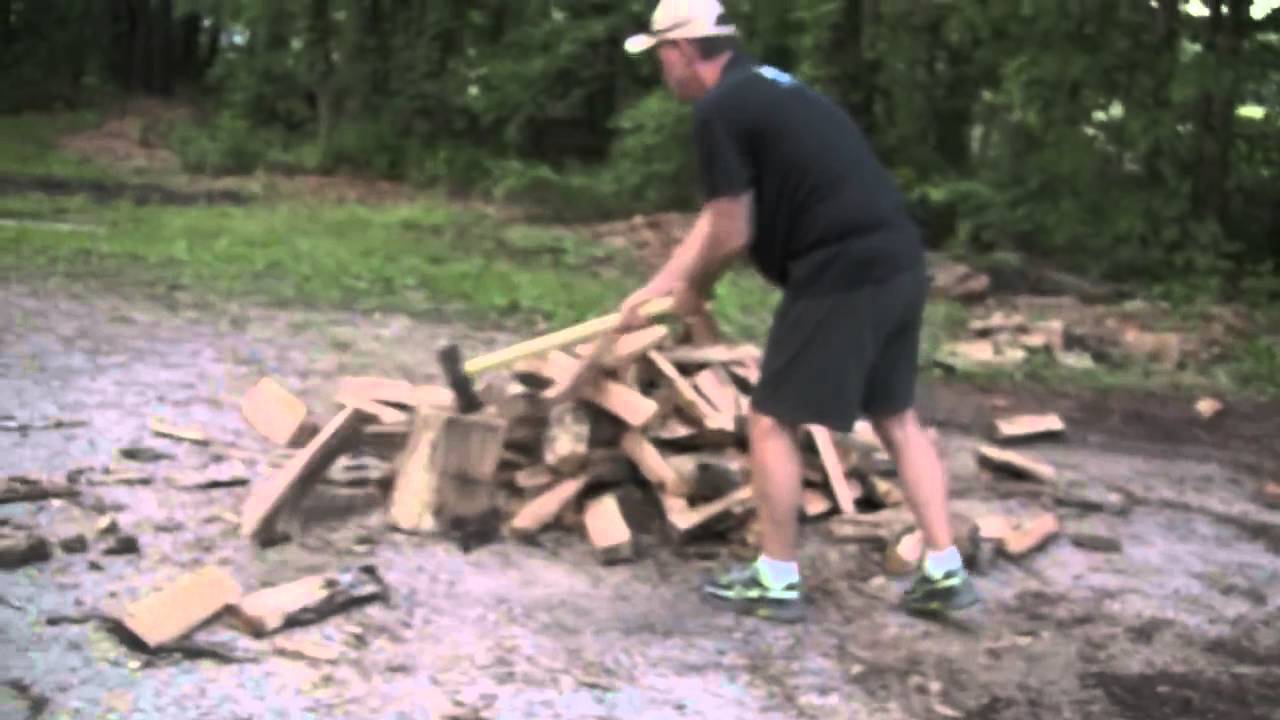 Psycho dad axes laptop - YouTube