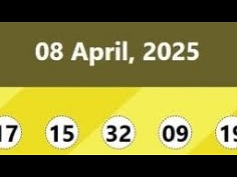 dream Draw lottery results 8.4.2025 Tuesday night January Boeng7 ROYAL6 ...
