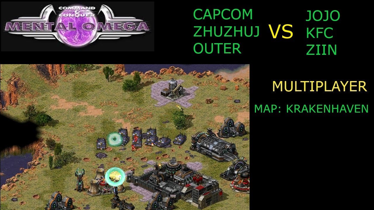 Mental Omega: CAPCOM, zhuzhuj, outer vs JOJO, kfc, ziin (3v3) - YouTube