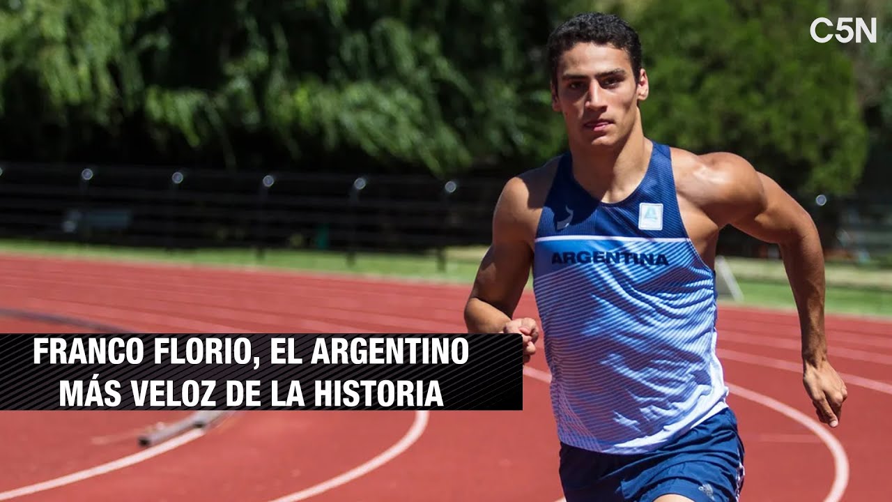 Entrevista a FRANCO FLORIO, tras ROMPER el RECORD de los 100 MTS - YouTube