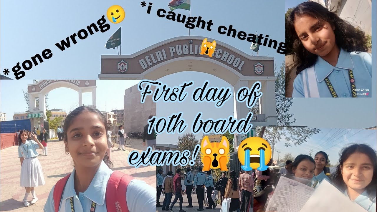 First day of board exams! *Gone wrong| i caught cheating 😭| MyMissPandey - YouTube
