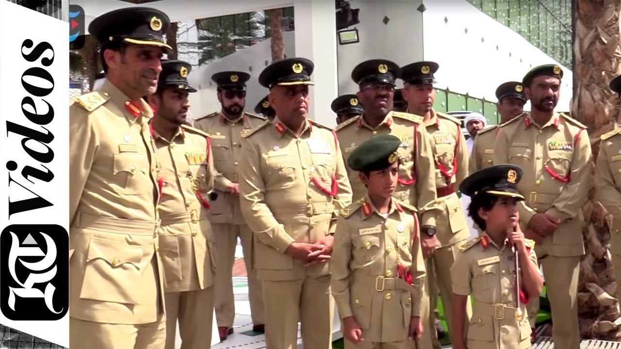 How 7 and 9-year-old cops patrolled the UAE Innovation exhibit in Dubai ...