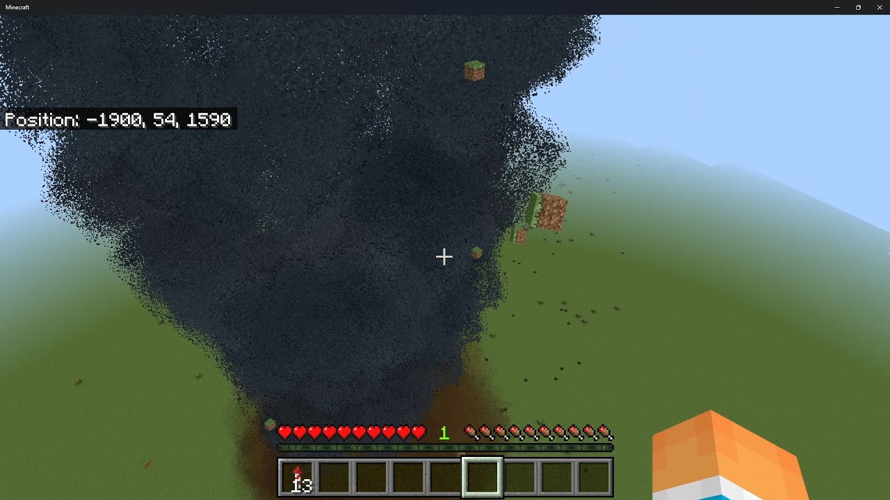 Minecraft Weather/Tornado Addon V1.18 preview | New flying system - YouTube