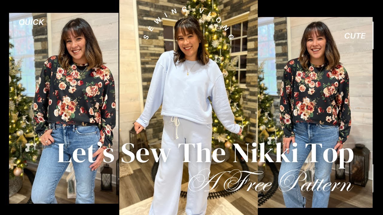 Sewing A Beginner Friendly FREE Pattern! - YouTube