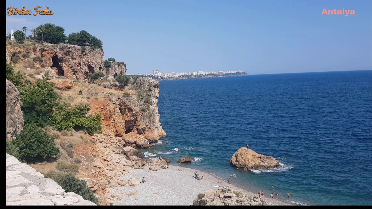 Antalya Sahil, Plaj (Kumsal) Birden Fazla Açıdan 4k Manzarası #antalya ...