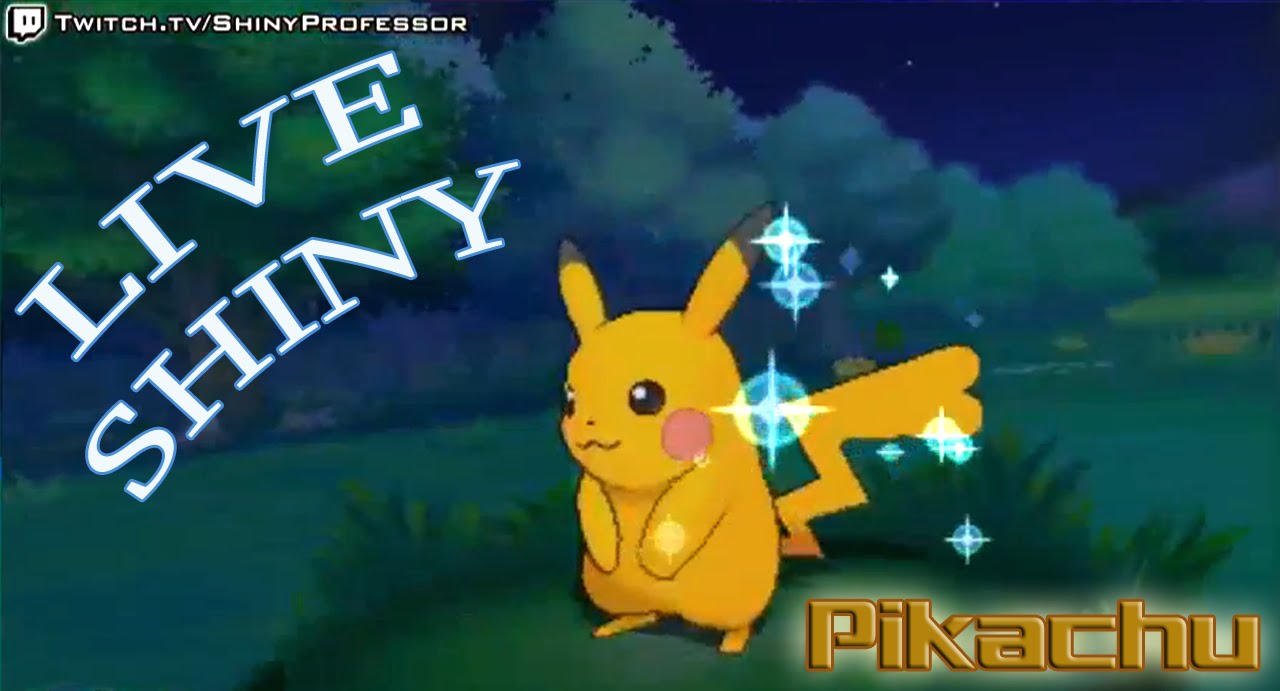 LIVE Shiny Pikachu (107) DexNav Encounters in Pokemon ORAS - YouTube