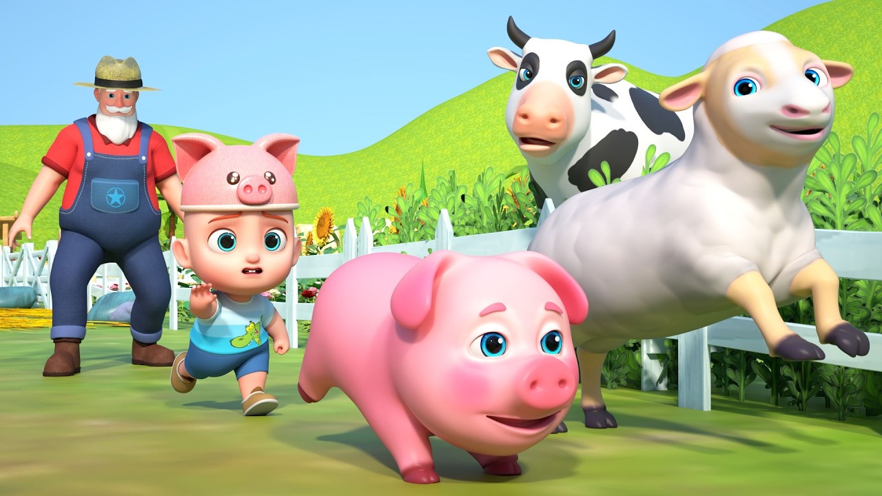 Animal Dance Song - Farm Animals Cartoon for Kids | Gobooboo Nursery ...