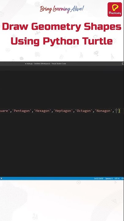 Draw Geometry Shapes using Python 🔥🔥| Practically | Python for Beginners - YouTube
