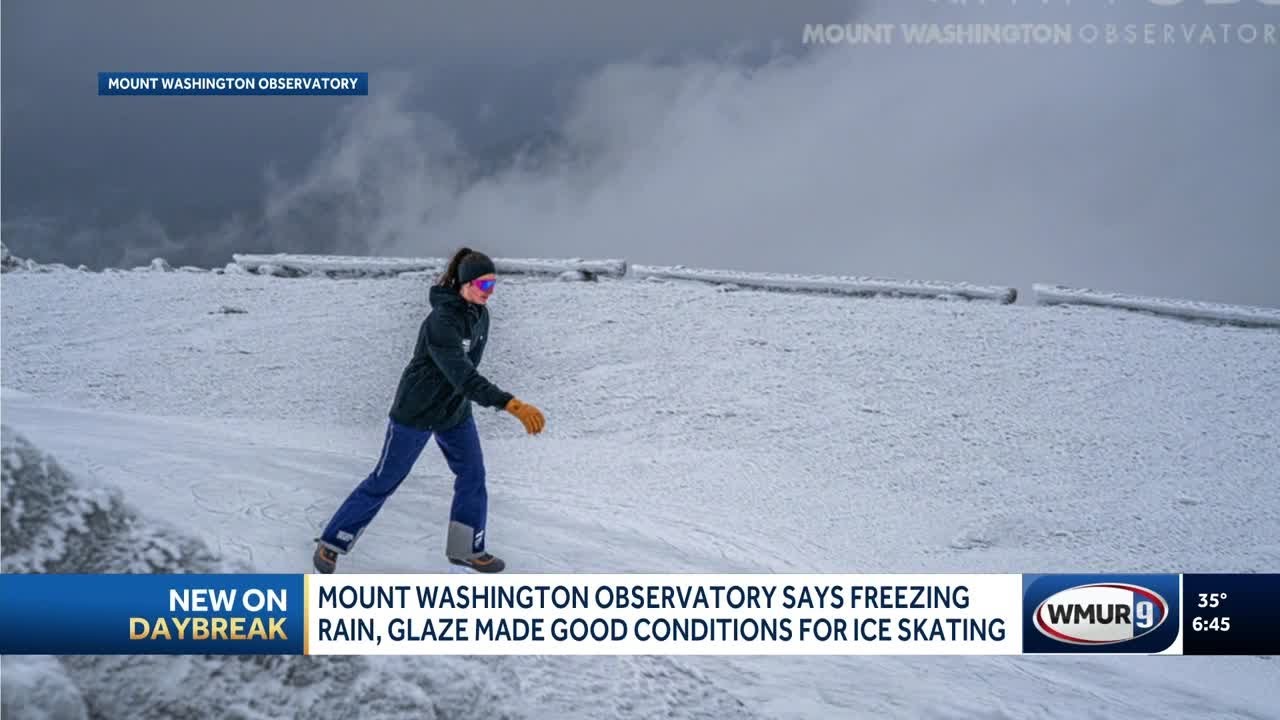 Mount Washington Observatory says freezing rain, glaze ice presented ...