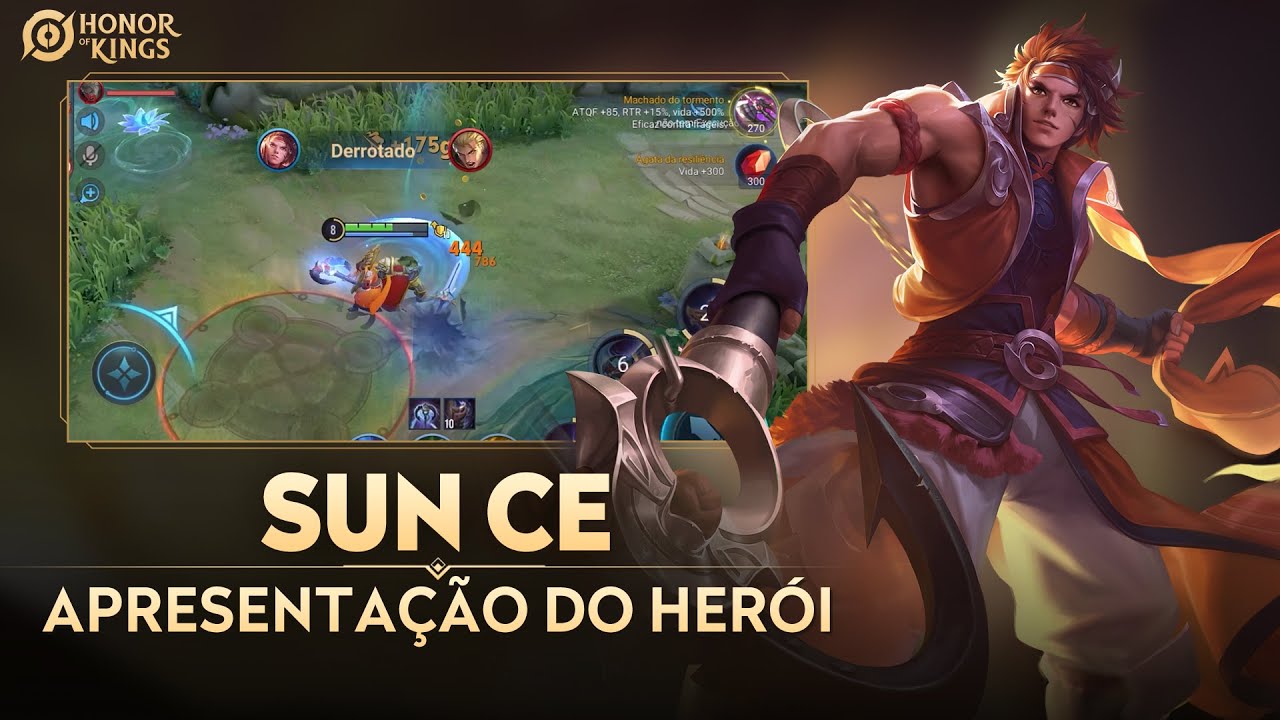 Aprenda a jogar com Sun Ce | Honor of Kings Brasil - YouTube