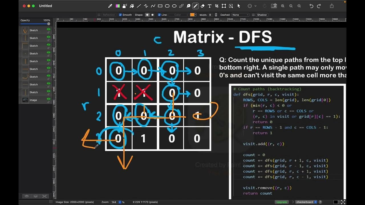 Leetcode 29 Matrix DFS - YouTube