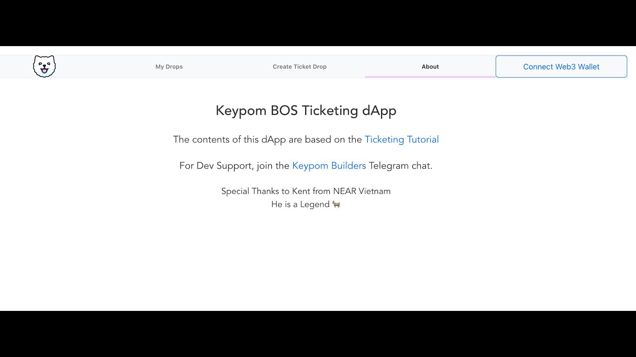 Keypom BOS Ticketing Demo - ETHGlobal Waterloo 2023 - YouTube