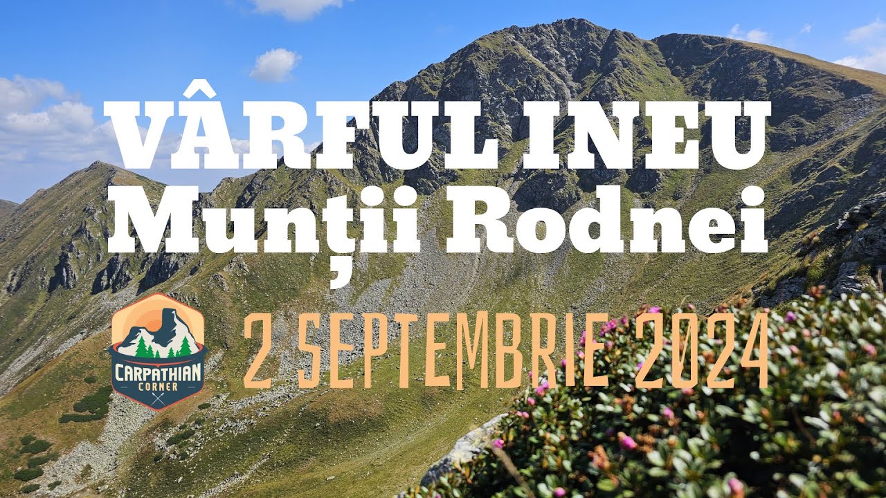 Vârful Ineu, Munții Rodnei - 2 septembrie 2024 (filmare aeriană) - YouTube