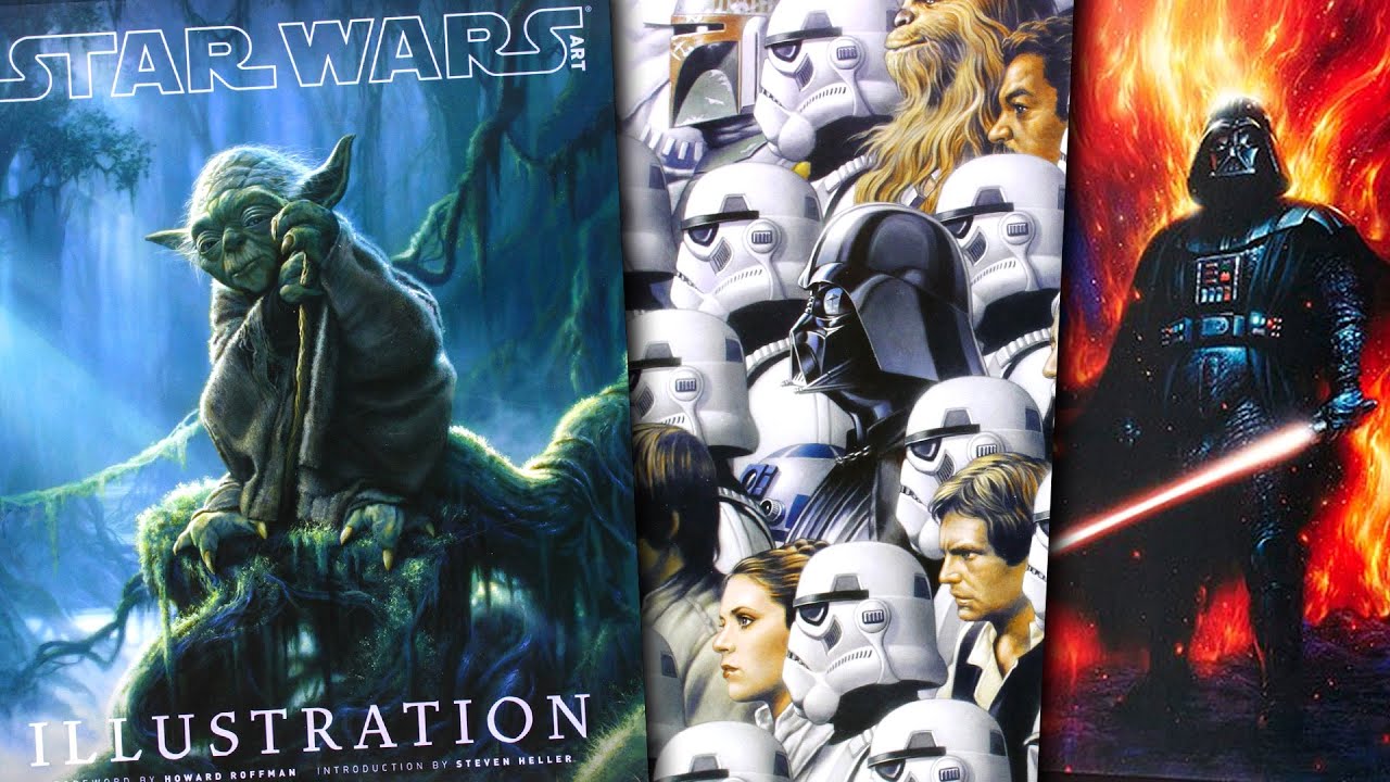 Star Wars Art: Illustration book preview🌌 Original trilogy & Prequel ...