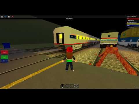 ROBLOX Amtrak Northeast Corridor Train leaving Fuller Station at Night ...