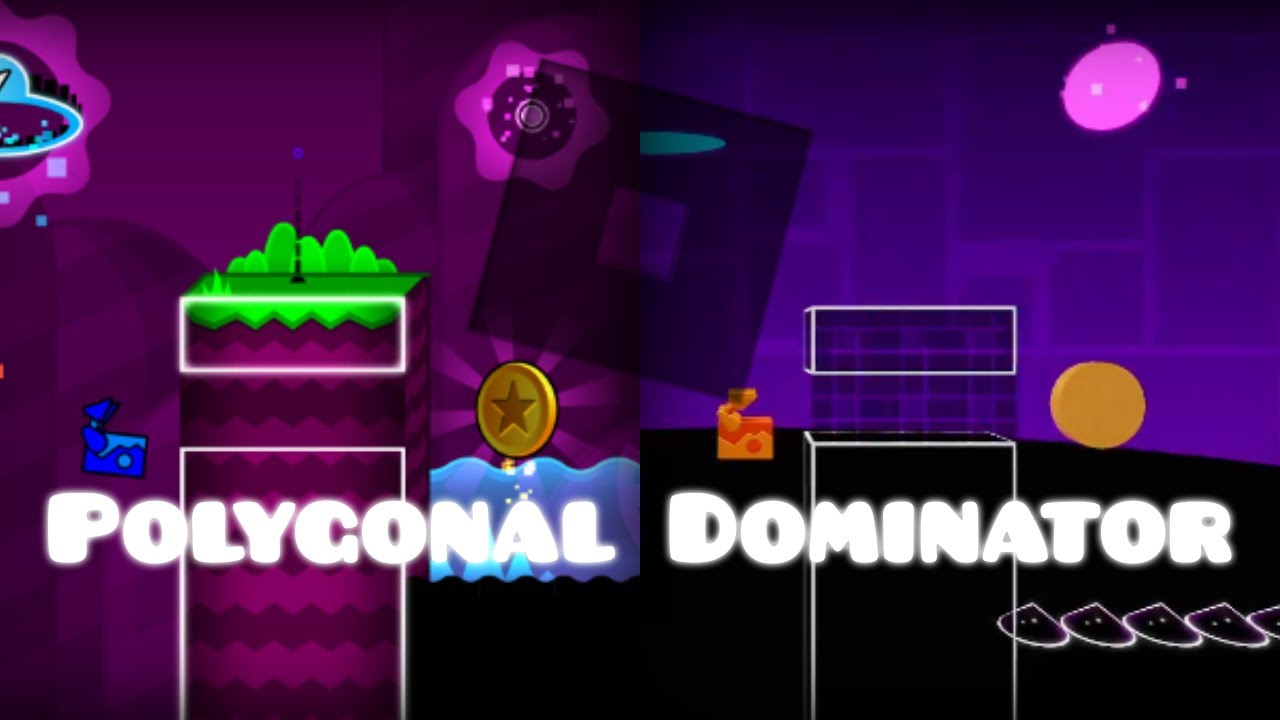 Polygonal Dominator 100% All Coins (Roblox Poly Dash) - YouTube