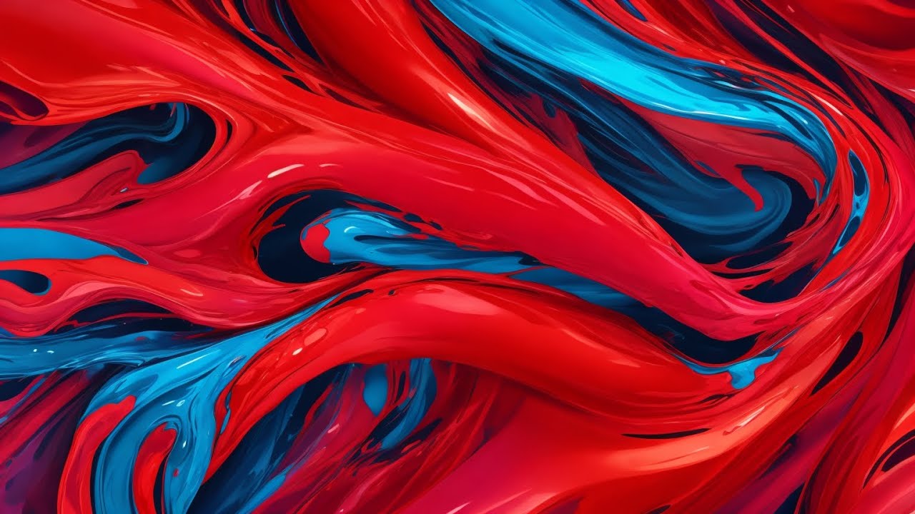 Liquid Colors Animation Abstract Red Screensaver, Colorful Dream ...
