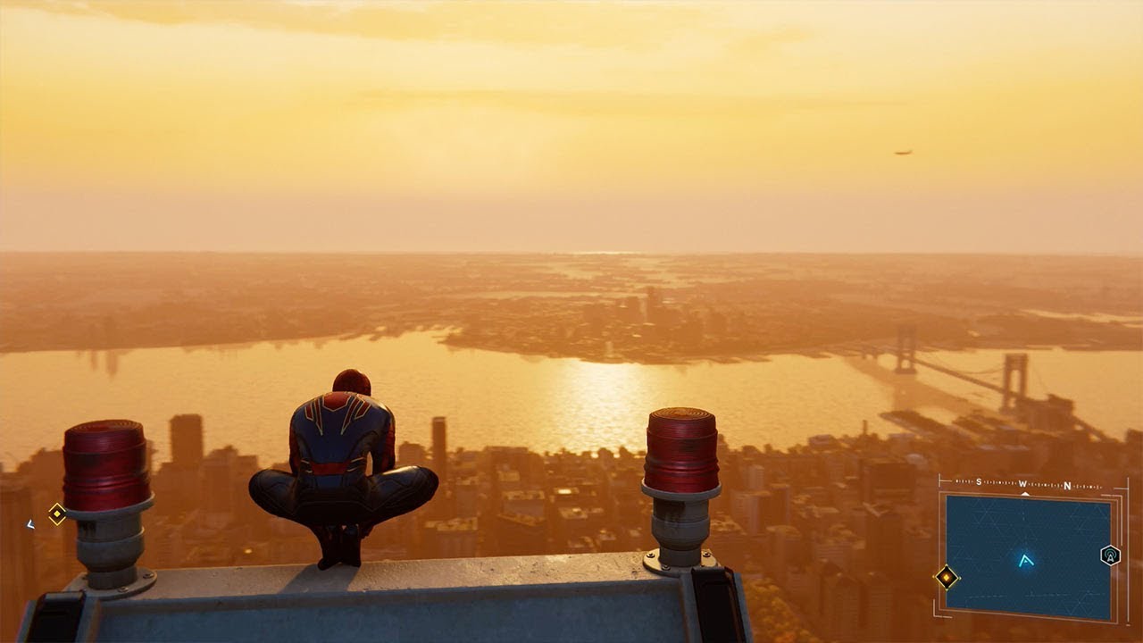 Marvel's Spider-Man PS4 - Climbing On Avengers Tower - YouTube