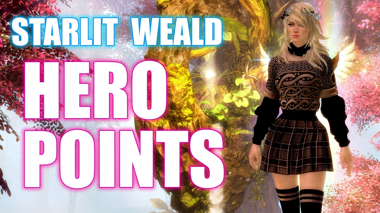 GW2 - Starlit Weald Hero Points Guide - Guild Wars 2 Visions of ...