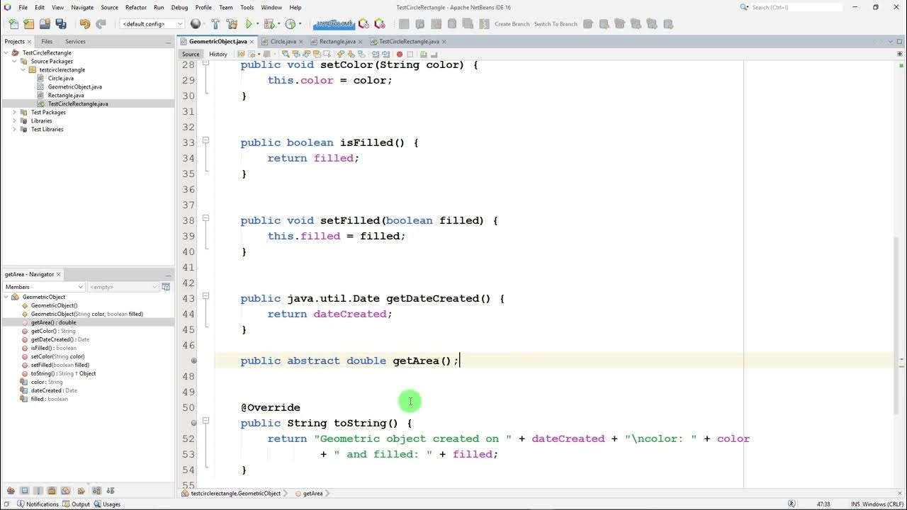 Java Abstract Classes And Abstract Methods Youtube