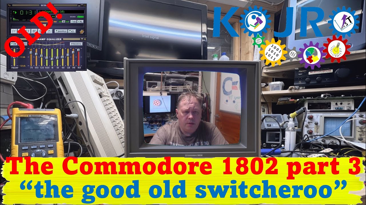 The Commodore 1802 Monitor, The good old Switcheroo - YouTube